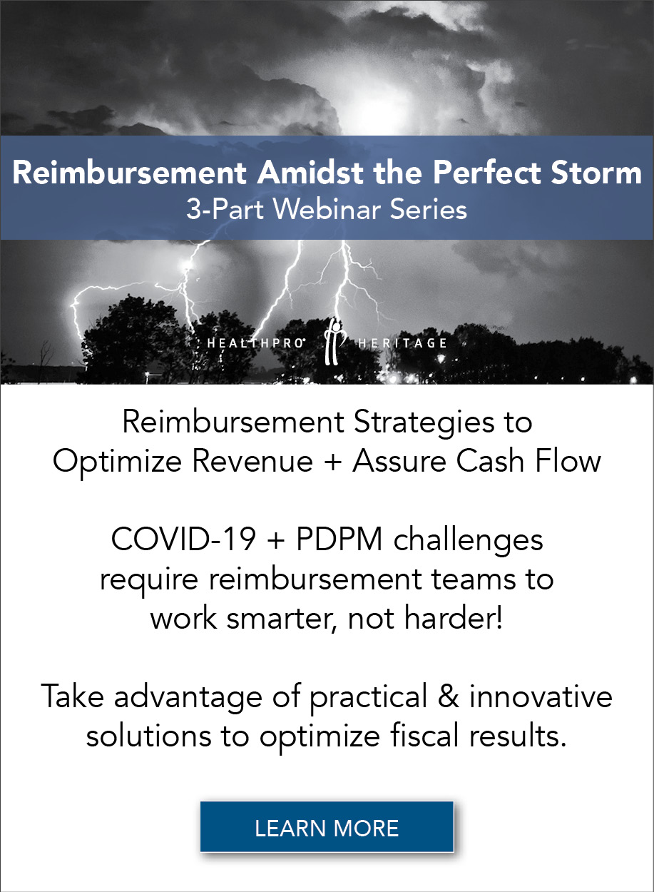 PDPM: Patient-Driven Payment Model | HealthPRO Heritage